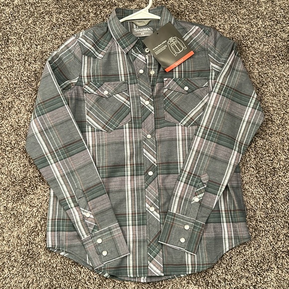 Simms | Tops | Simms Womens Ruby River Ls Shirt Xs | Poshmark